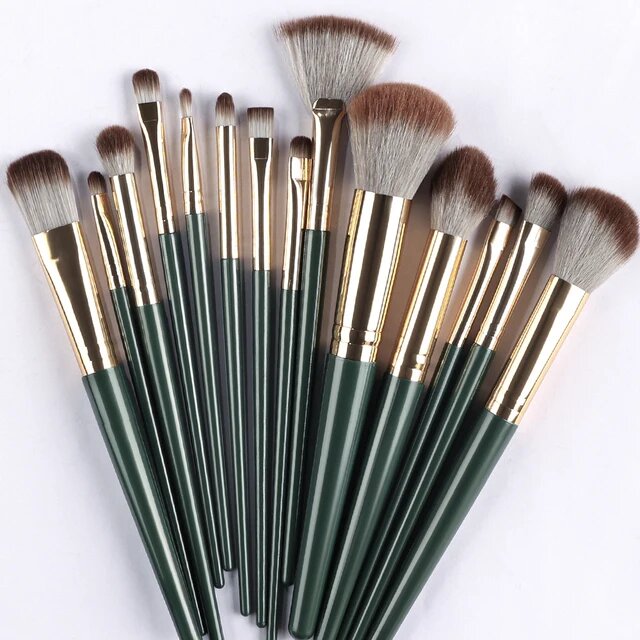 Набор кистей для макияжа 14 шт. Handle Color: 14PCS-GY