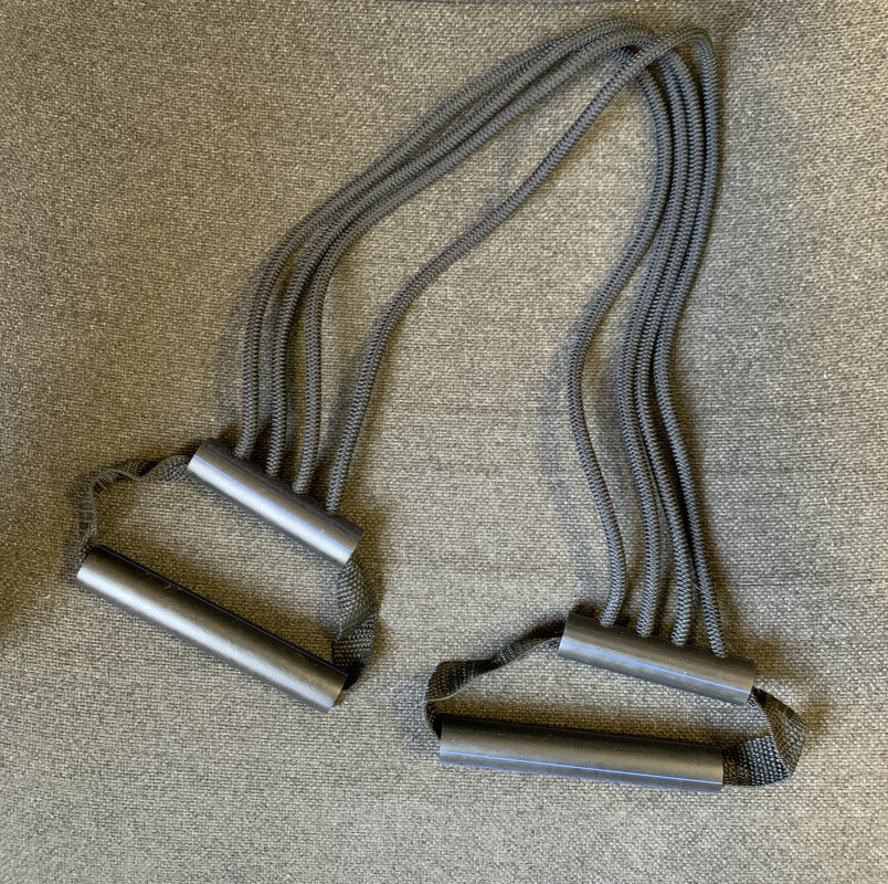 Эспандер плечевой взрослый, 4 резинки, пластмассовые ручки, арт. 32-12