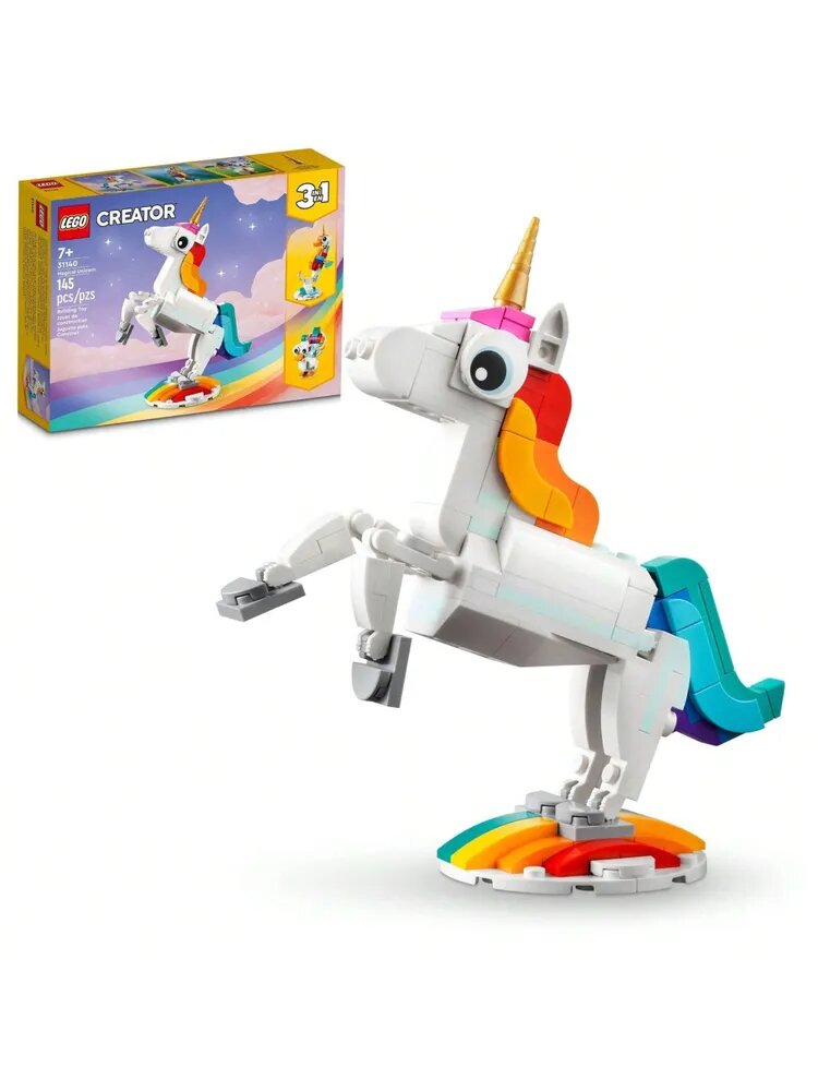 Конструктор LEGO CREATOR 3-in-1 Волшебный единорог 31140 игрушки из строительных блоков