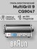 Электрогриль Braun "MultiGrill CG9047", контактный, серебристый