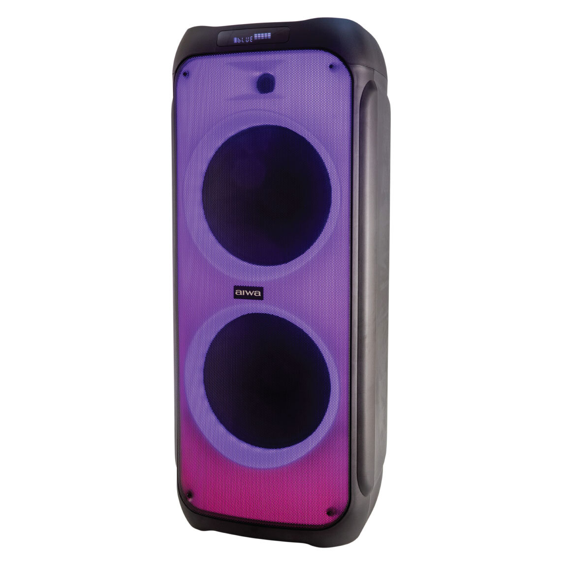 Аудиосистема AIWA CAS-1251 черный, подсветка, дисплей, Bluetooth