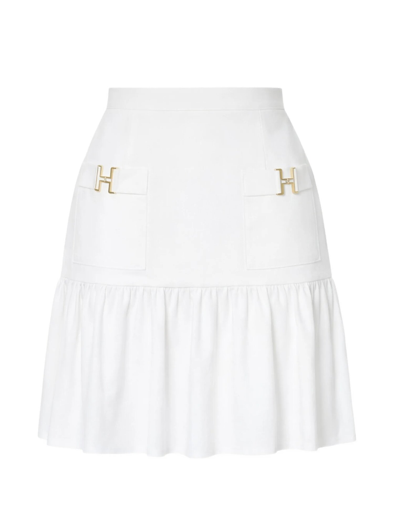 Юбка Elisabetta Franchi Embellished high-waisted mini skirt
