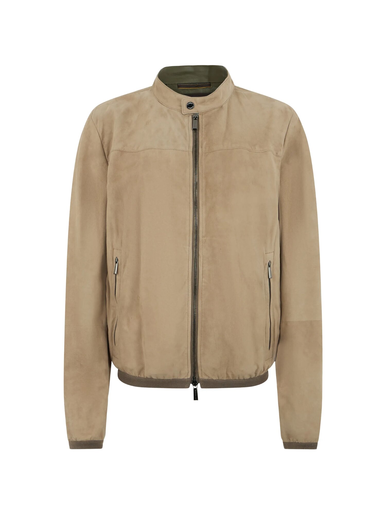 Куртка Zip collar leather jacket