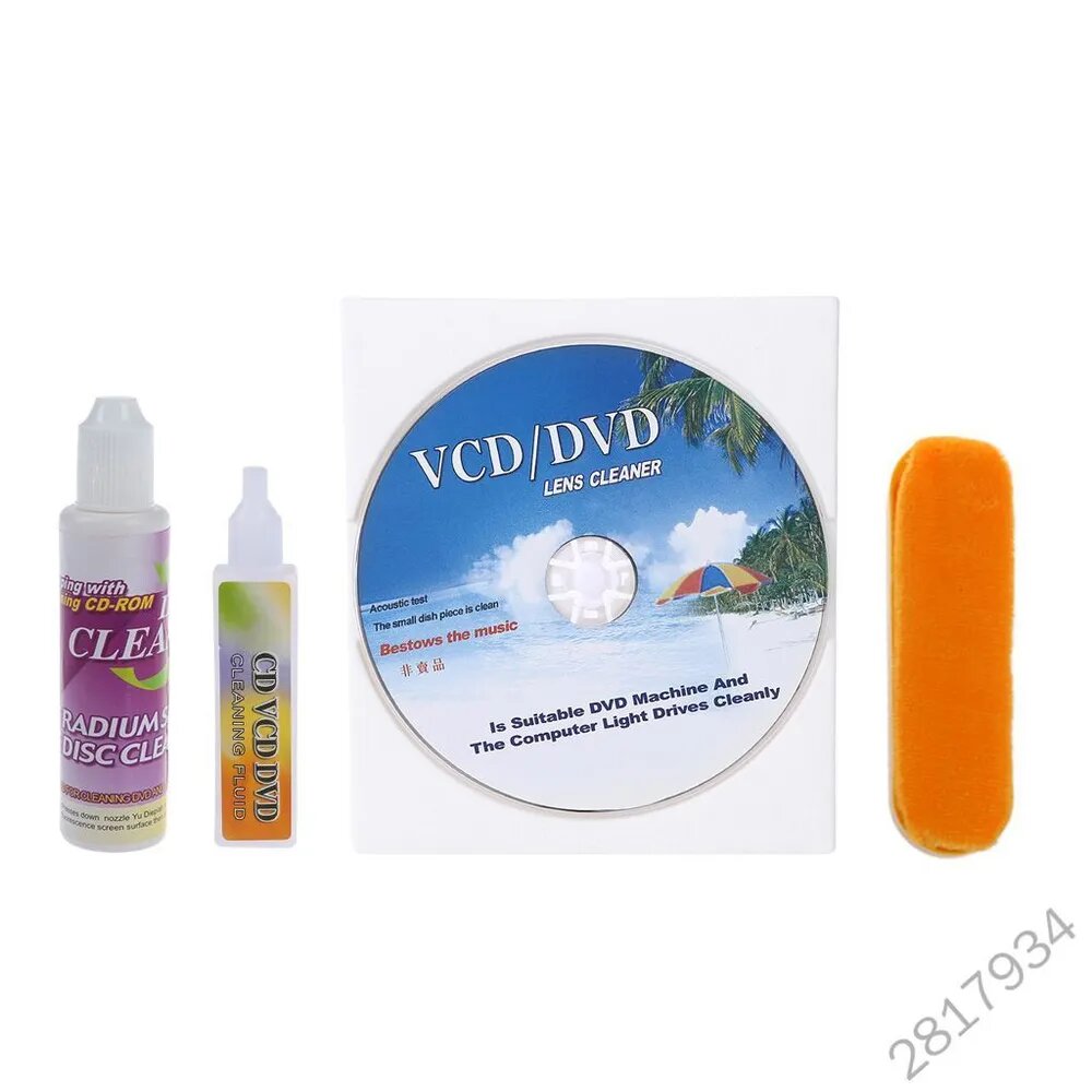 Чистящий набор для электроники для CD/DVD дисков и оптики, 1 шт