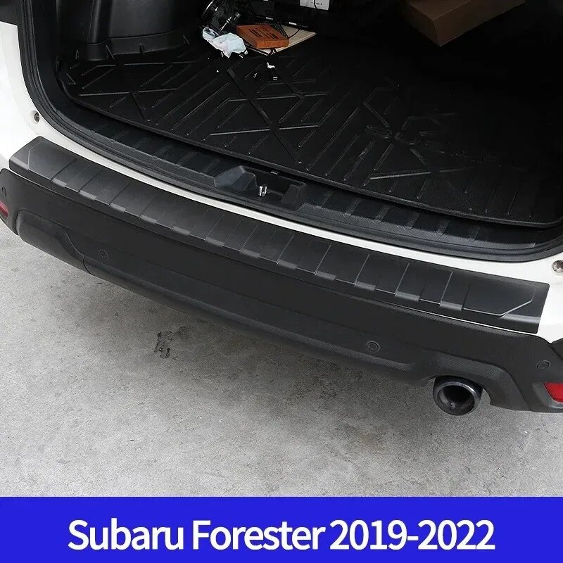 Защита бампера Subaru Forester 2019-2022, черная