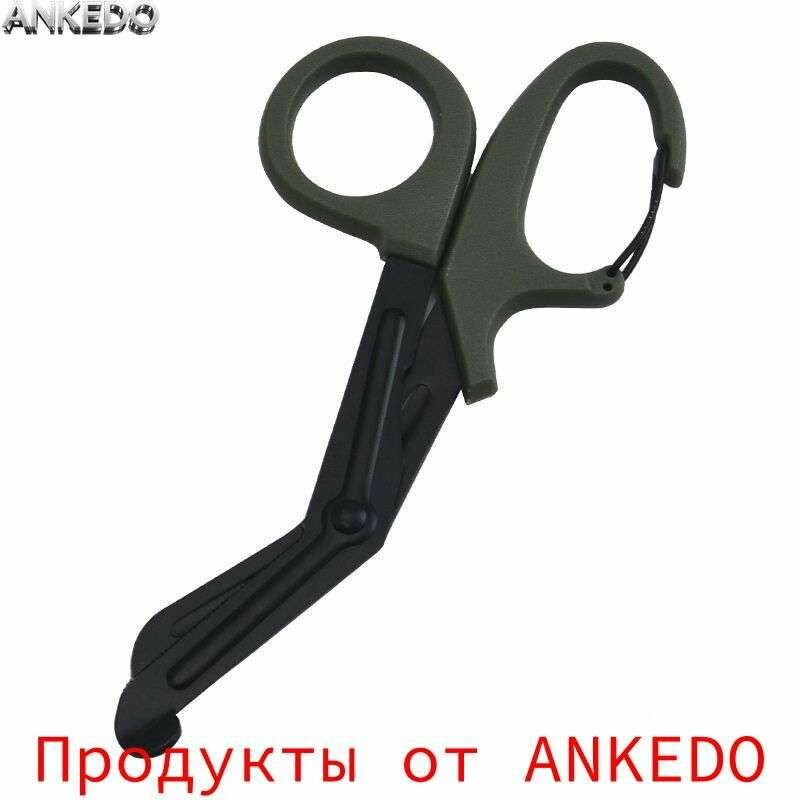Ножницы EDC Multi-Functional Card cutter Rescue с карабином (OD)