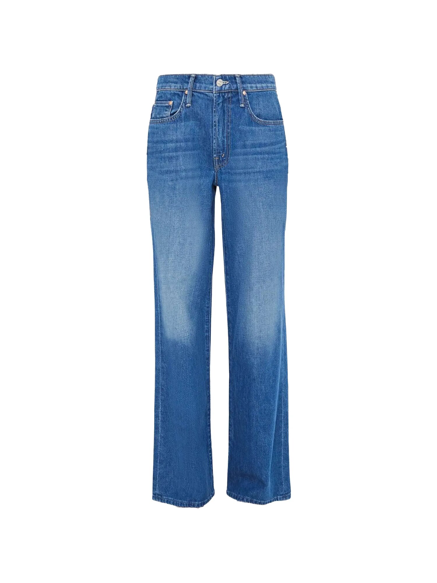 Джинсы Mid-rise wide-leg jeans 