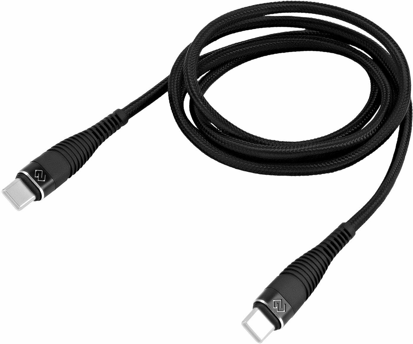 Кабель аудио-видео DIGMA USB Type-C m-USB Type-C m, 1 м, черный (DG-USBС-C-1M-100W)