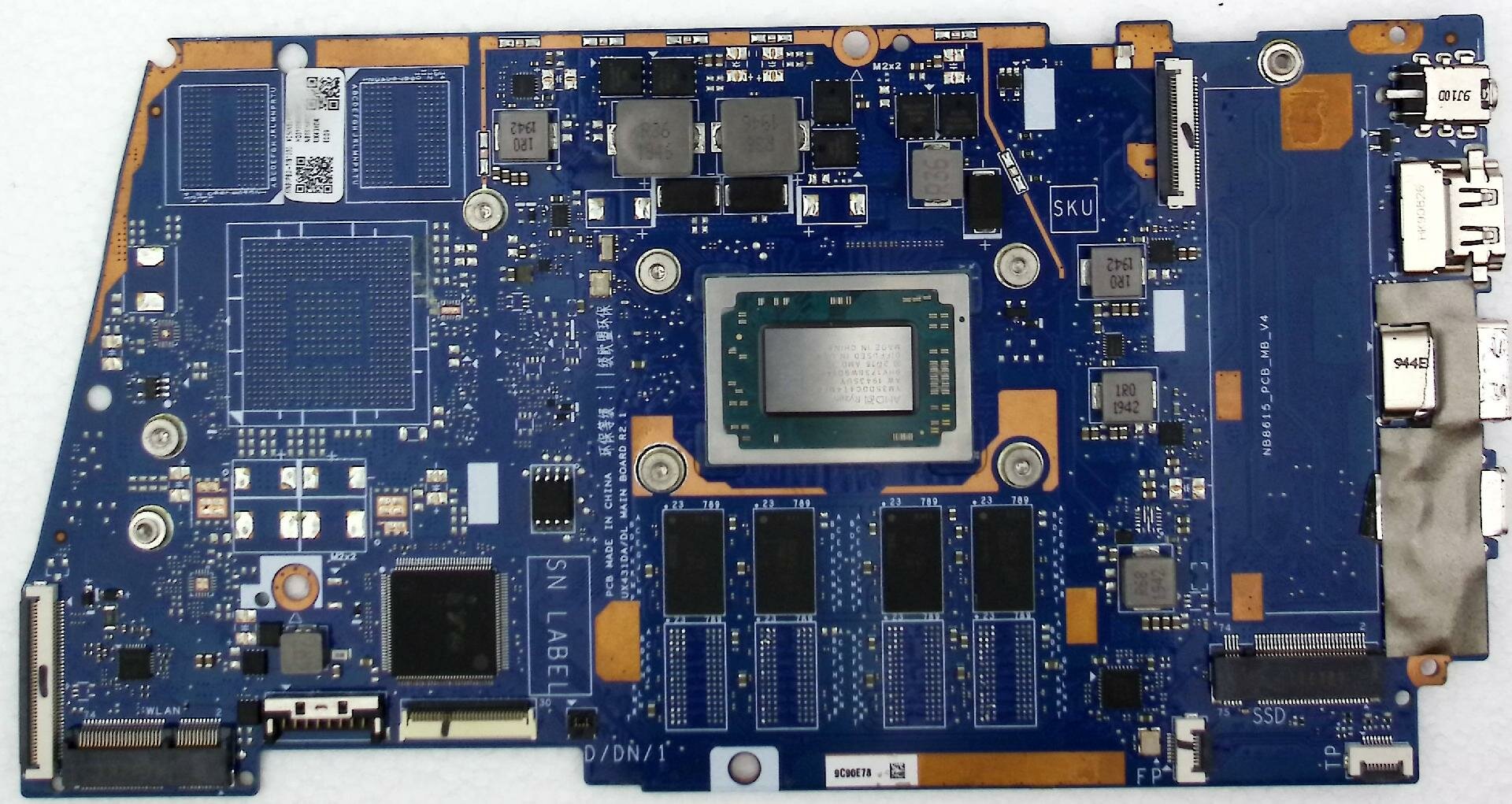 Материнская плата ASUS UX431DA донор компонентов (039302)
