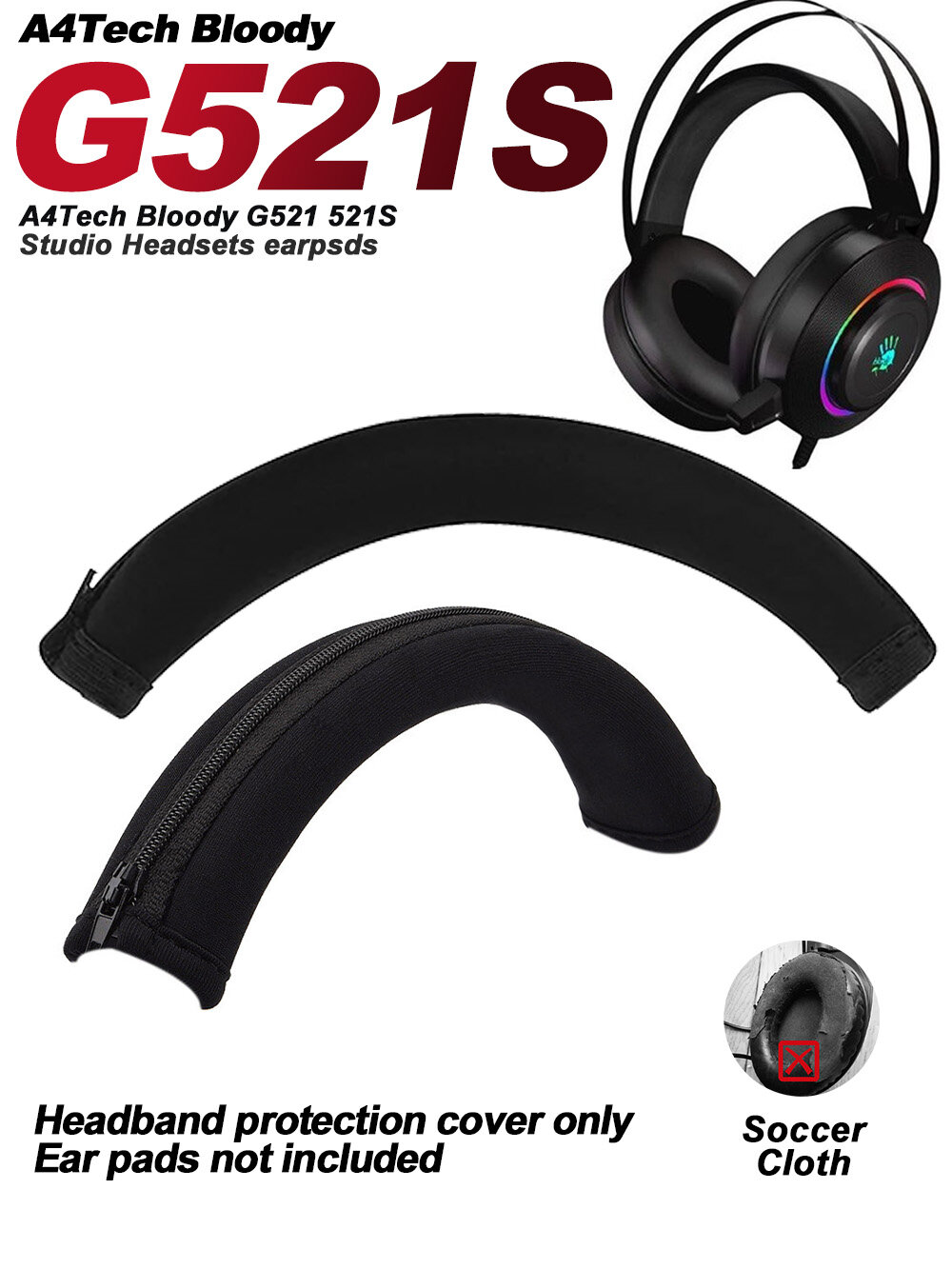 Амбушюры A4Tech Bloody G521 G521S для наушников