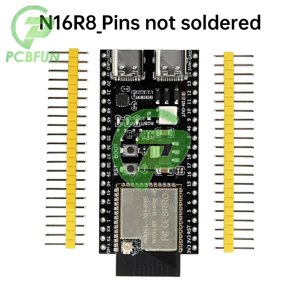 ESP32-S3 Wi-Fi Bluetooth модуль pcbfun N16R8 no soldered