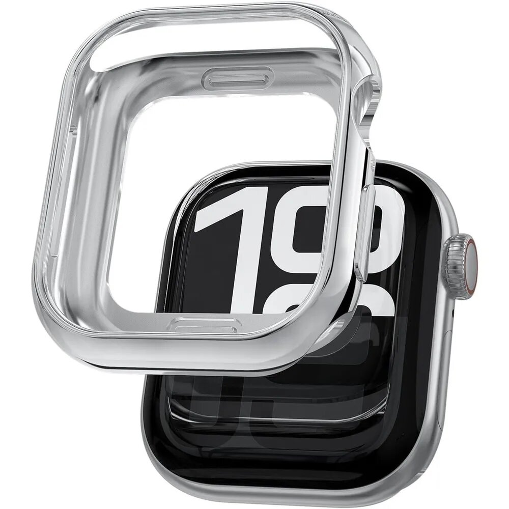 Защитный чехол из TPU для Apple Watch Series 10/11 42 мм, лёгкий, мягкий и приятный к коже, для повседневного ношения и занятий спортом