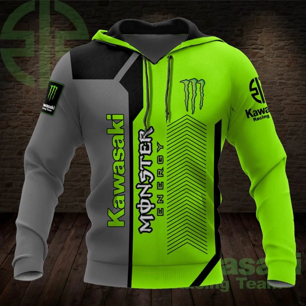 Толстовка Kawasaki Racing Team 3D