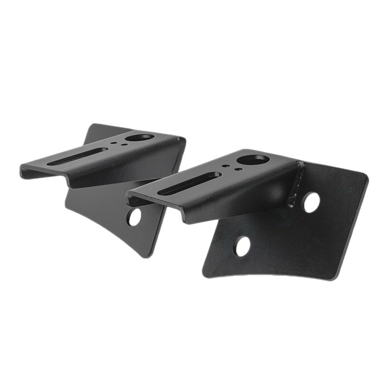 Петли лобового стекла MyPads для Jeep Wrangler JK с креплением без сверления, стальные, черные