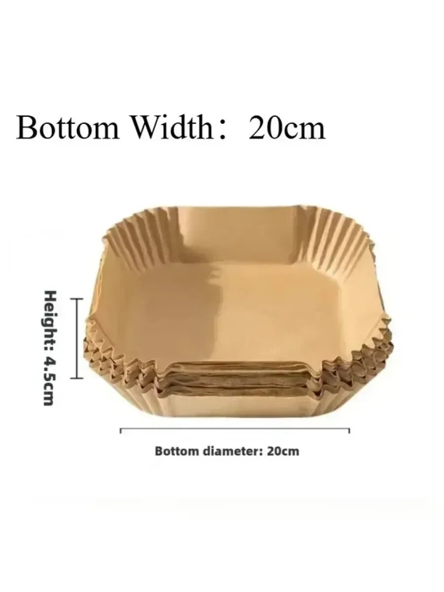 Пергамент для аэрогриля квадратная, 200 * 45 мм