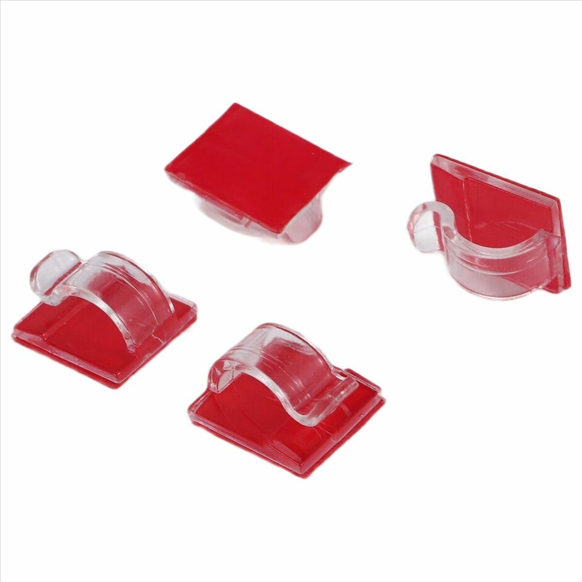 Крючки для уличных гирлянд, зажимы, 50 штук, прозрачные крючки для гирлянд.