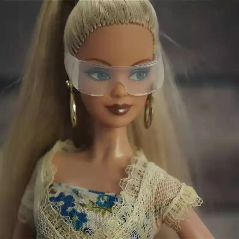 Очки для кукол Barbie, Glasses 16, бежевый