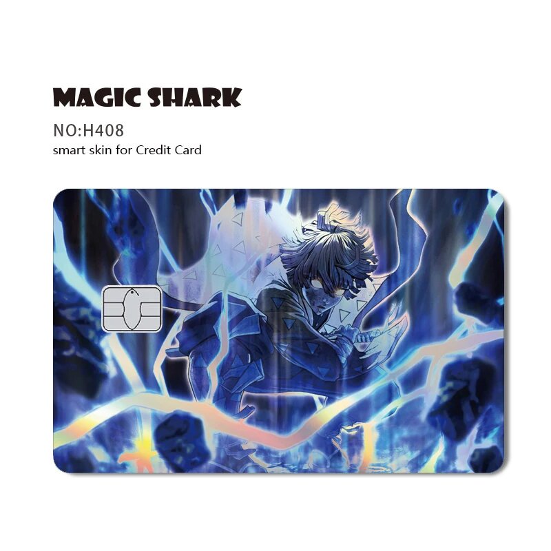 Наклейка на кредитную карту Magic Shark H408, истребители демонов