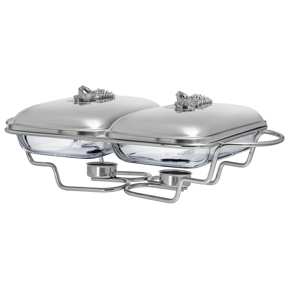 Мармит двойной lefard серия harmony со стеклянными формами для запекания, 1,6л/1,6л KSG-920-112