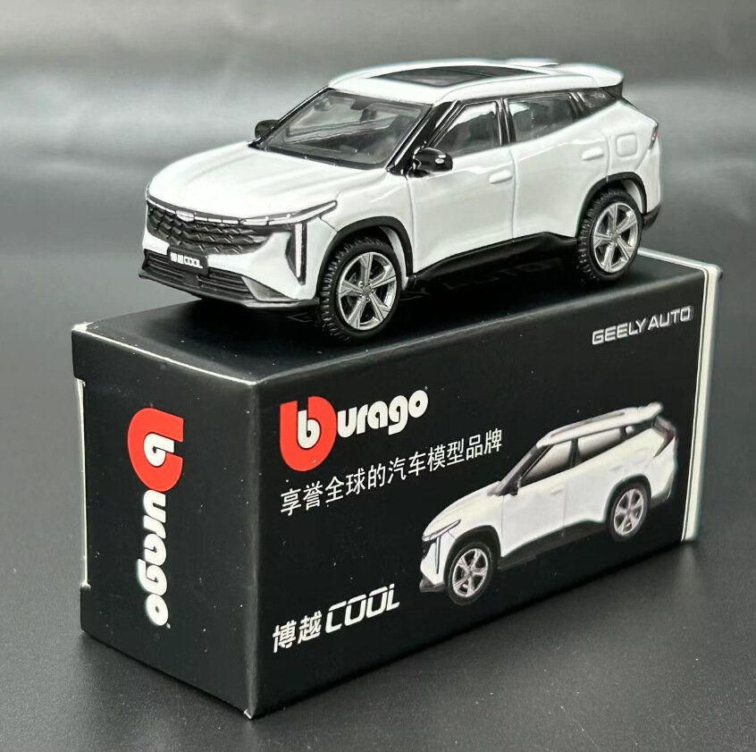 Новая модель автомобиля Geely из энергетического сплава в масштабе 1:64 выше, чем в США, модель Geely Xingyue Boyue L Lynk & Co Krypton 009 Galaxy L6.