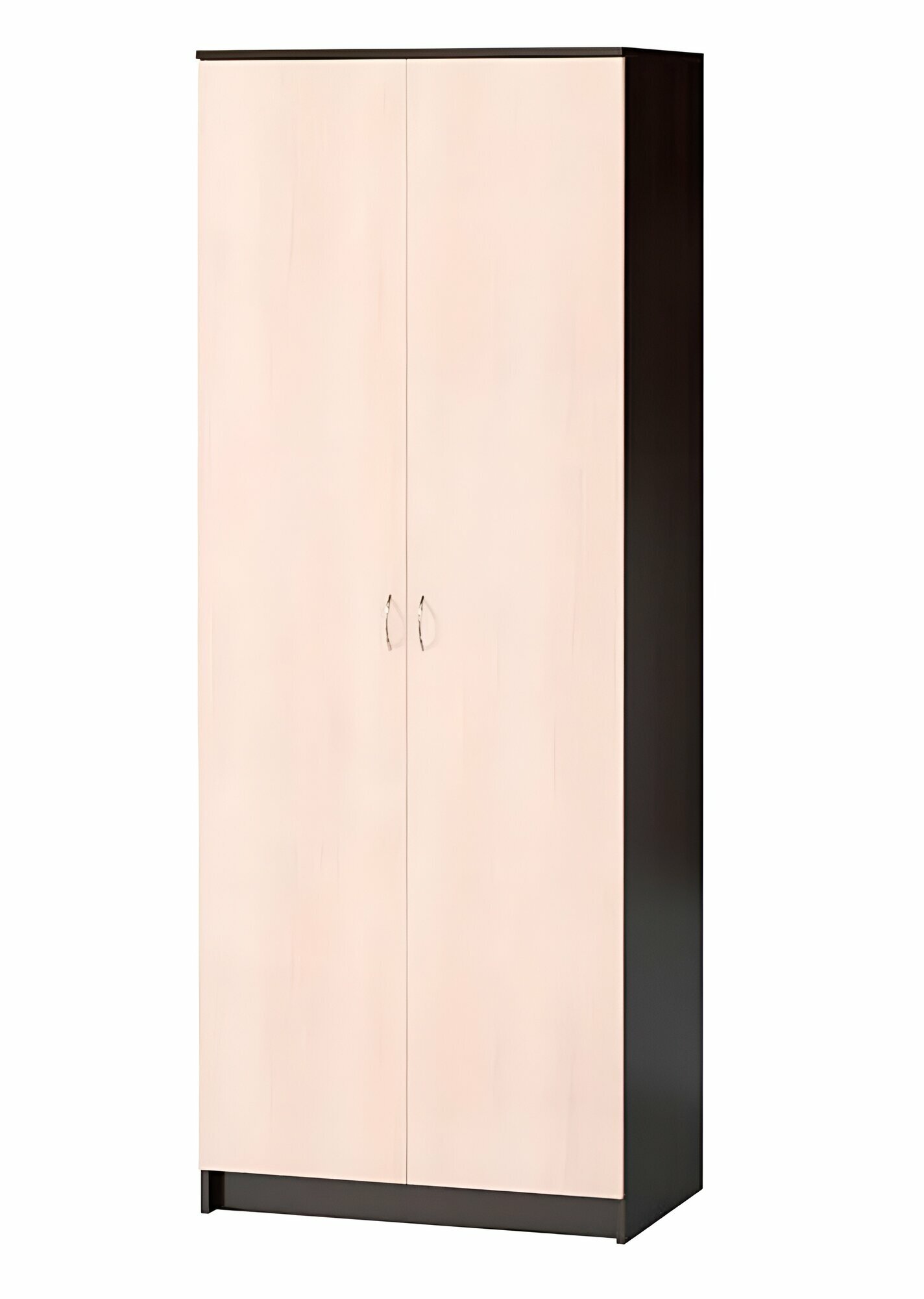 Шкаф распашной Евро-лайт для одежды с полками 70х45х240 см Венге+Вяз