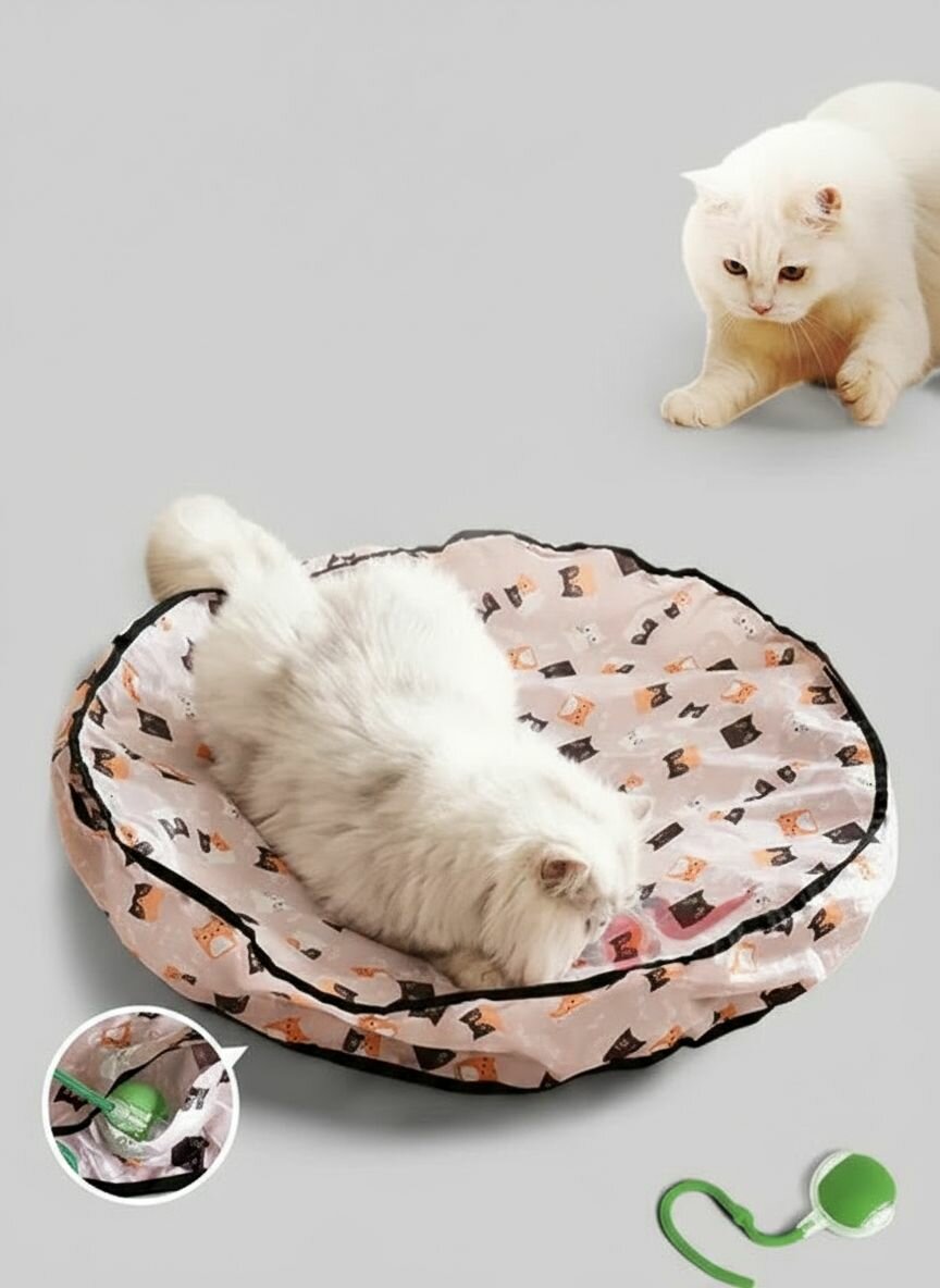 Игровой тоннель для кошек Tail four Paws