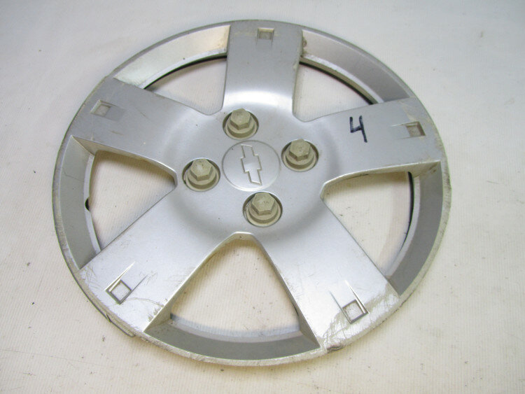 Колпак колесного диска Шевроле Авео Т250-255 R14 96653144 Крест 5 лучей - есть царапины - N-4 -БУ