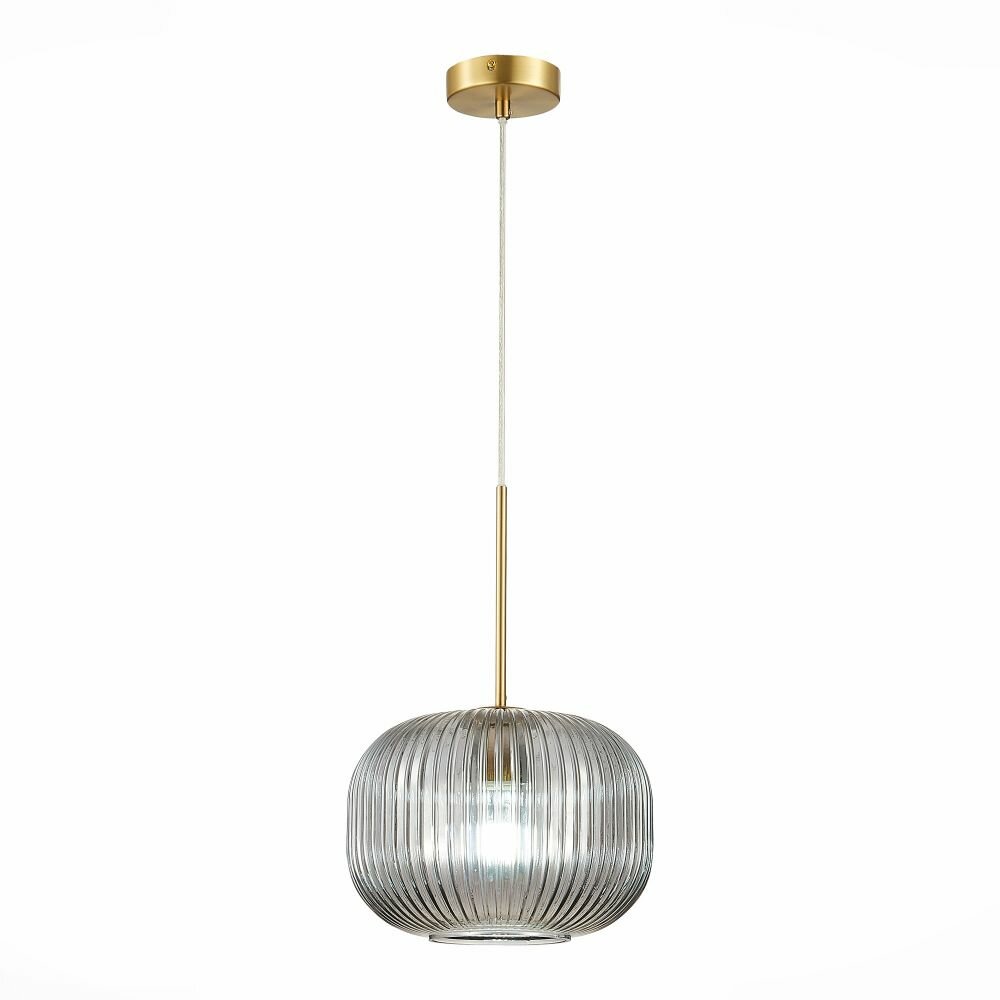 SL1154.303.01 Подвес ST-Luce Латунь/Дымчатый E27 1*60W.
