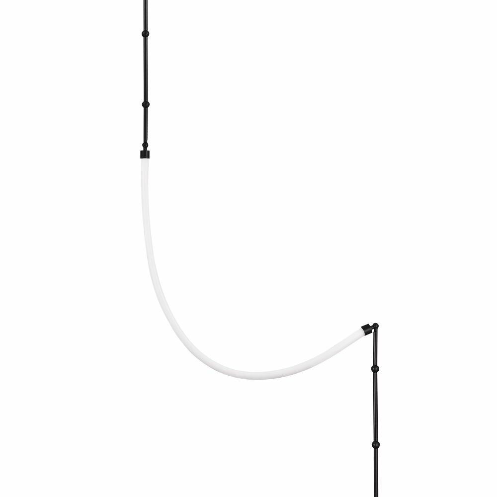 SL6132.401.20 Светильник настенно-потолочный ST-Luce Черный/Белый LED 1*20W 3000K.