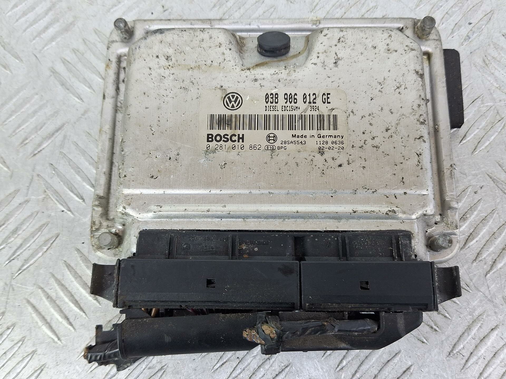 Блок управления двигателем Skoda Fabia 6Y (1999 - 2004) 038906012GE