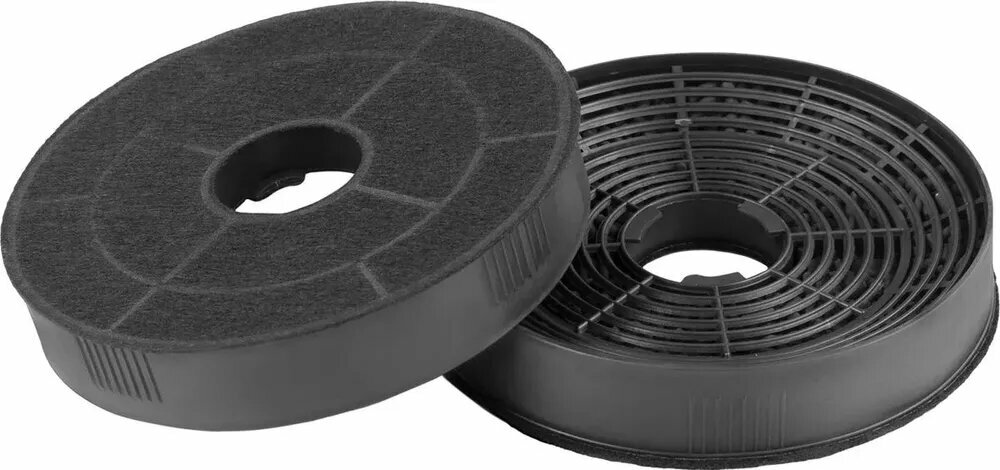 Угольный фильтр Weissgauff WCF 02, 2 шт, Черный, Размеры 155x23mm