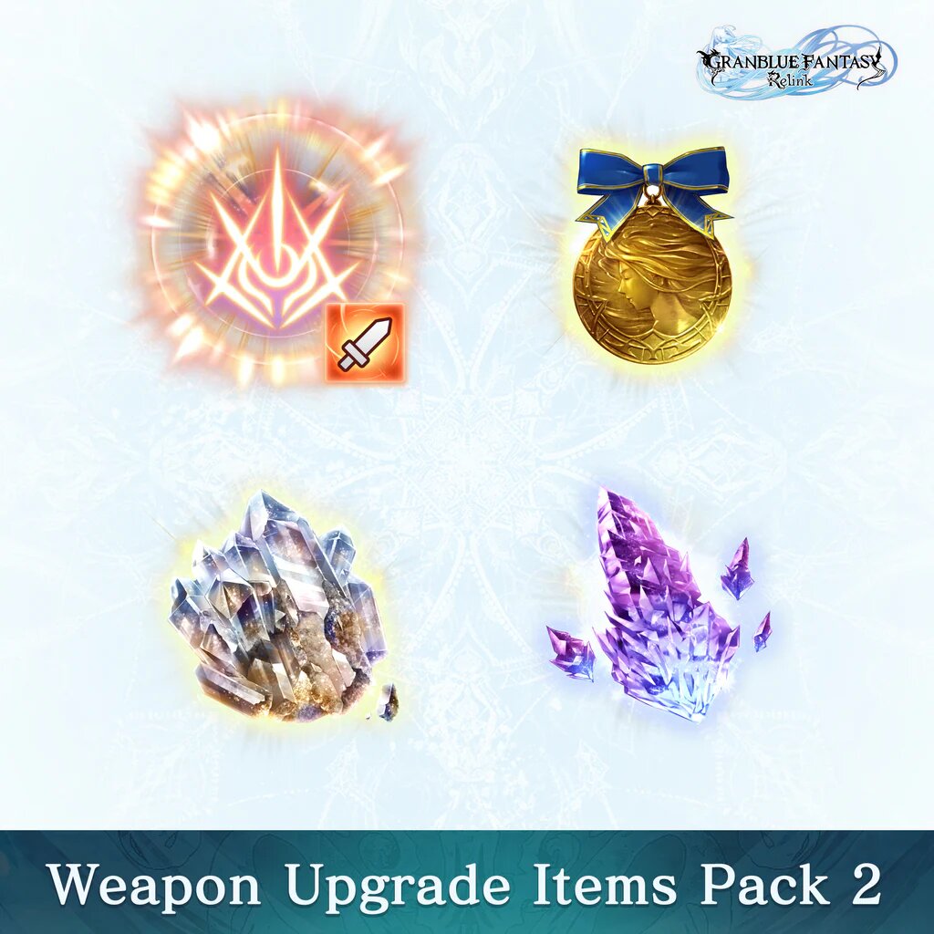 Дополнение Granblue Fantasy: Relink - Weapon Upgrade Items Pack 2, цифровое издание PlayStation 4 и PlayStation 5, регион Турция / код пополнения баланса