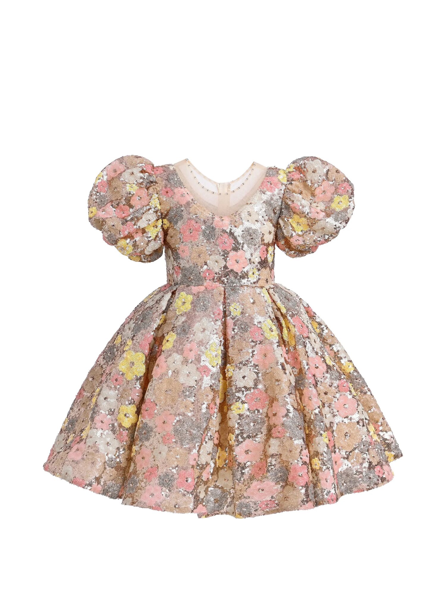 Платье Champagne Blossom Lamore floral-print dress