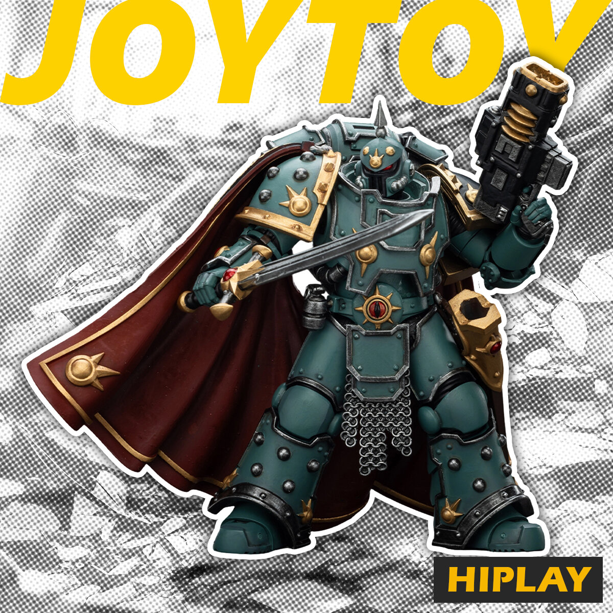 HIPLAY JOYTOY Warhammer The Horus Heresy Сыны Гора Чемпион Легиона JT02458 1/18