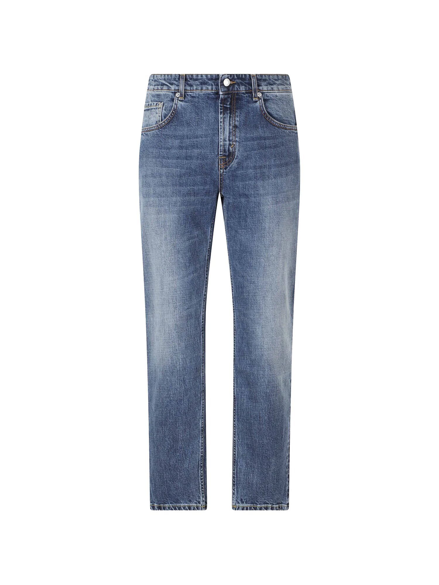 Джинсы Faded-effect straight-leg jeans 
