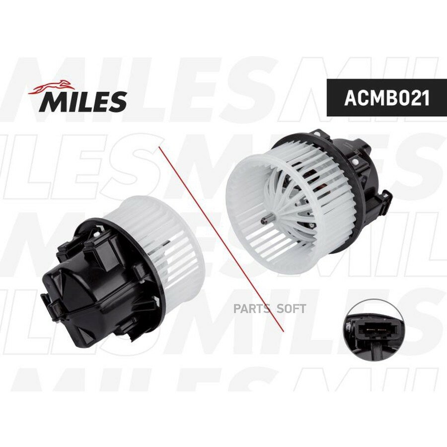 MILES ACMB021 Мотор отопителя VOLVO S80 II/V70 III/XC60/XC70 ()