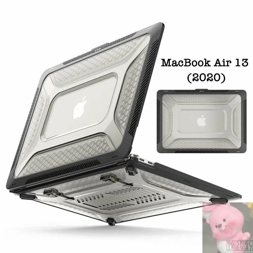 Защитный чехол от падений и ударов для MacBook Air 13.3 2018/2020 (модели A2337 M1, A2179, A1932)