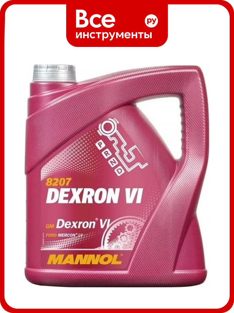 Синтетическое трансмиссионное масло MANNOL DEXRON VI 4 л 1483 эффективной работы