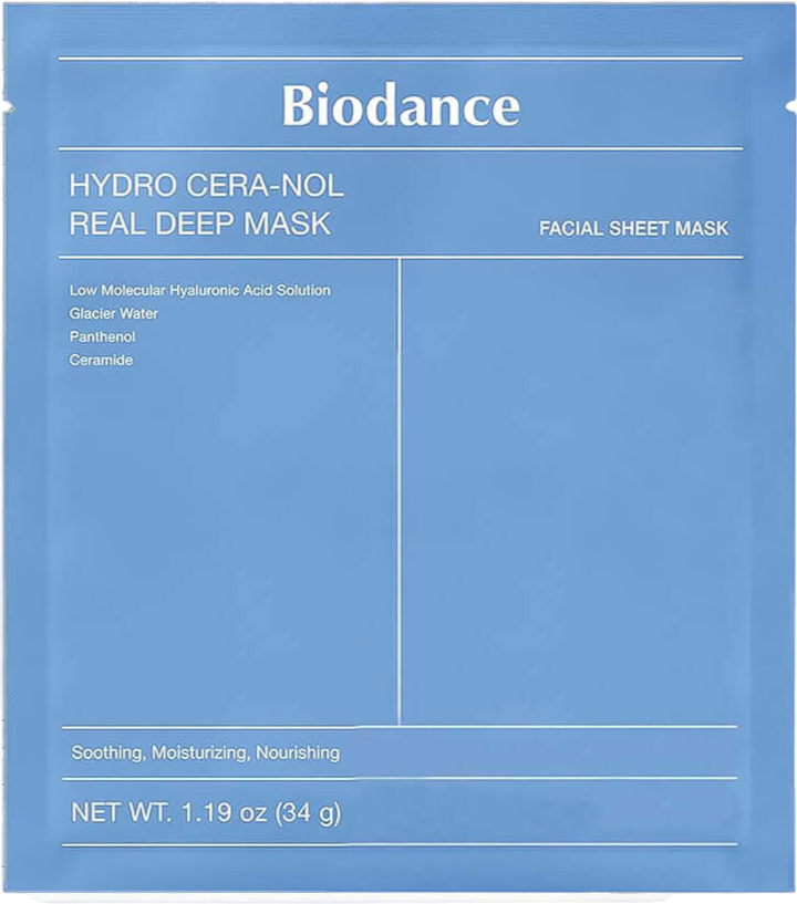 Biodance Ночная гидрогелевая маска с церамидами против сухости Hydro Cera-Nol Real Deep Mask 30ml