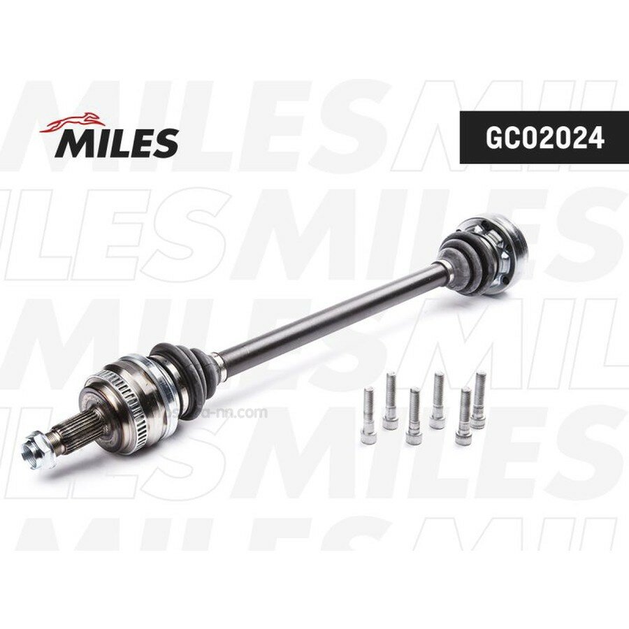 MILES GC02024 Привод в сборе BMW E90/E81/E87 1.8D-2.5 04- прав.