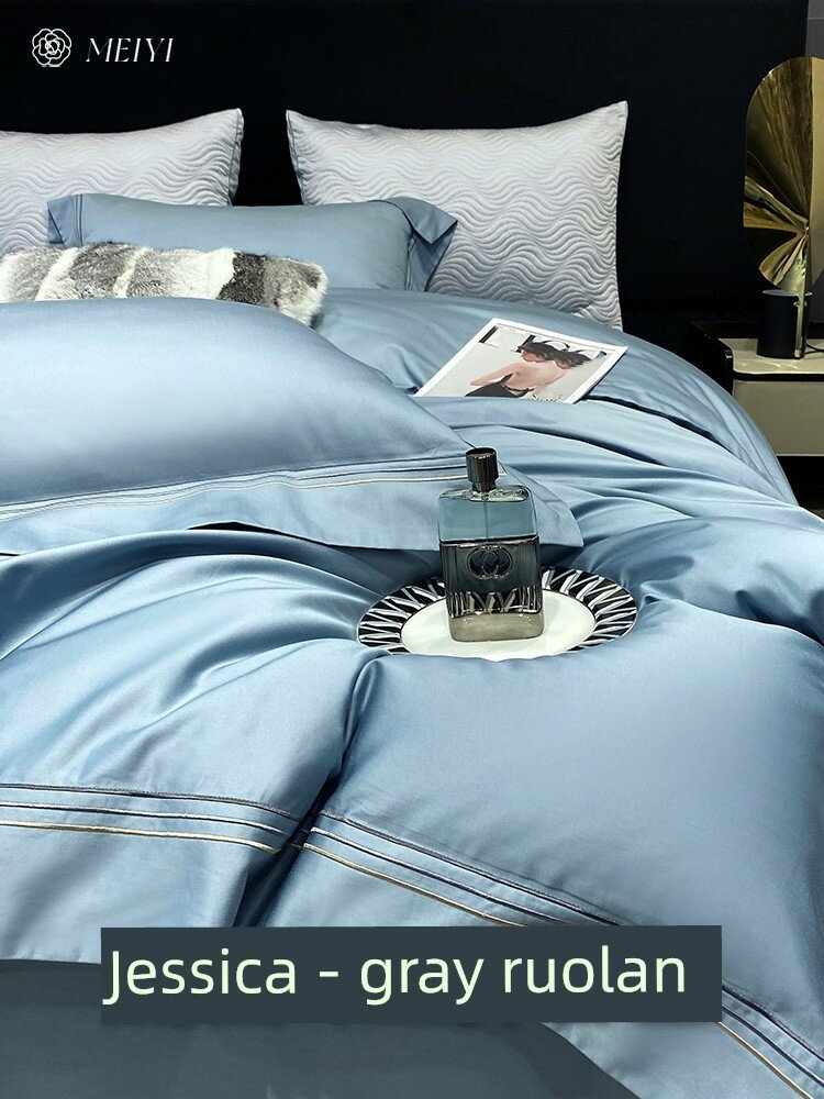 Meiyi Home Textiles B&B пятизвездочная гостиничная кровать, комплект из четырех предметов, простыни из чистого хлопка