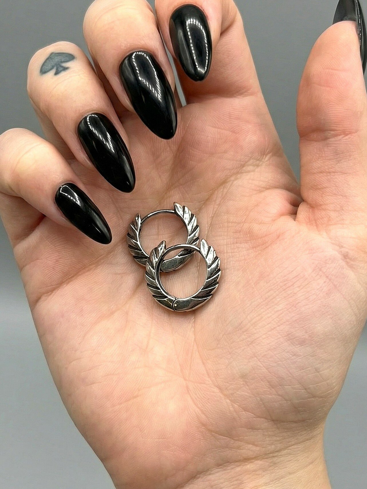 Серьги двусторонние, конго, славянский оберег