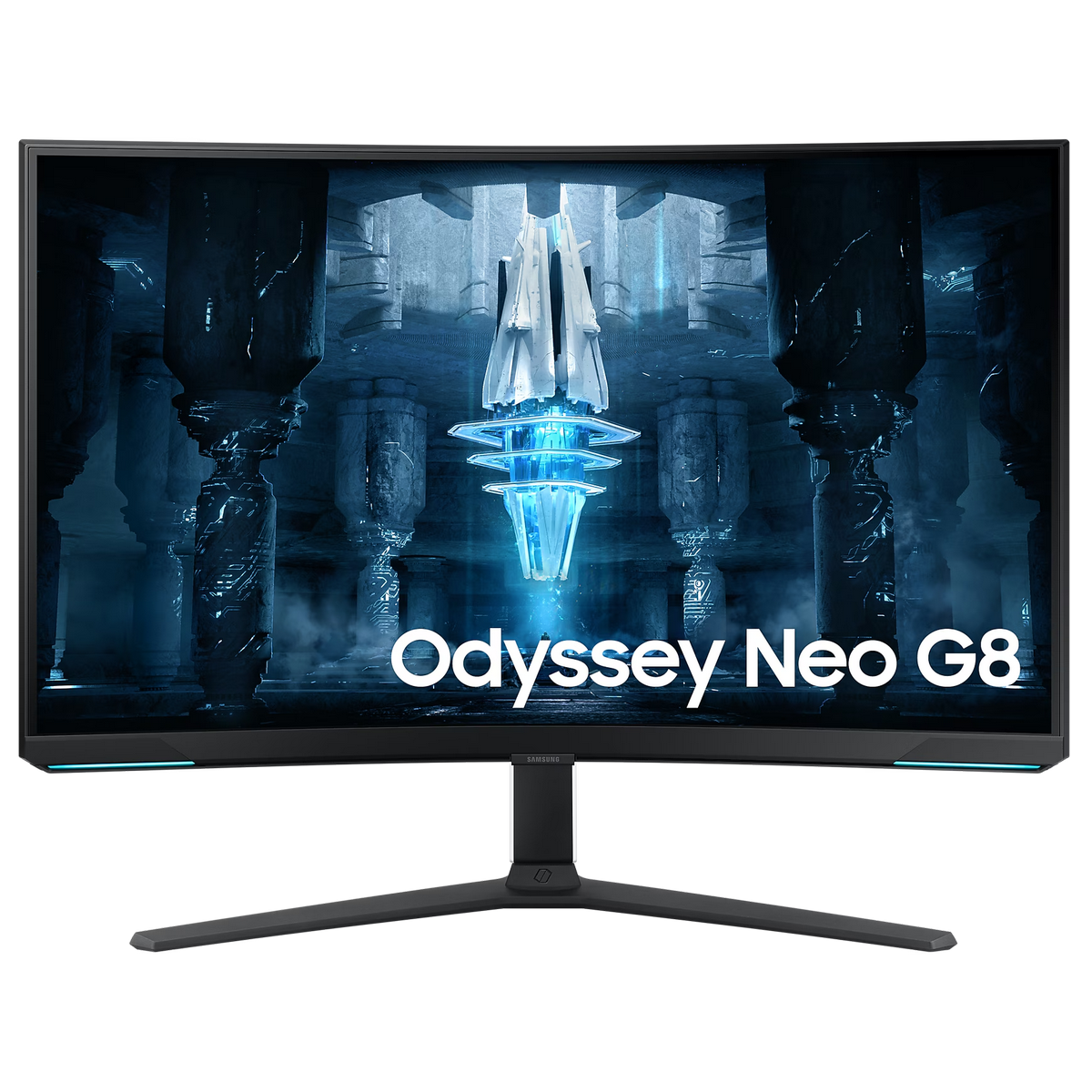 Монитор 32" SAMSUNG S32BG850NM Odyssey Neo G8 уц-1 Curved VA, 3840x2160, 240Hz, 1ms, 350сd/m, 1000:1, HDR10 | 2xHDMI(2.1), DP(1.4), 2xUSB3.0 | HAS, Swivel, ExPSU, Vesa 100, Black