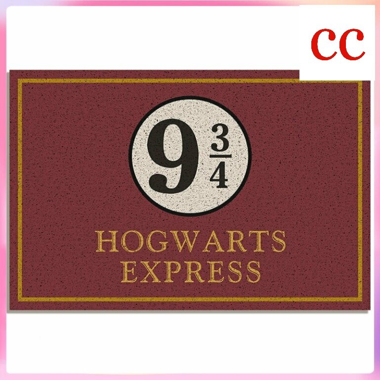 Коврик для двери Harry Potter, 60х90 см, девять и три четверти