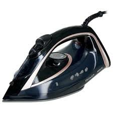 Утюг DELTA LUX DE-3001 черный/бронзовый