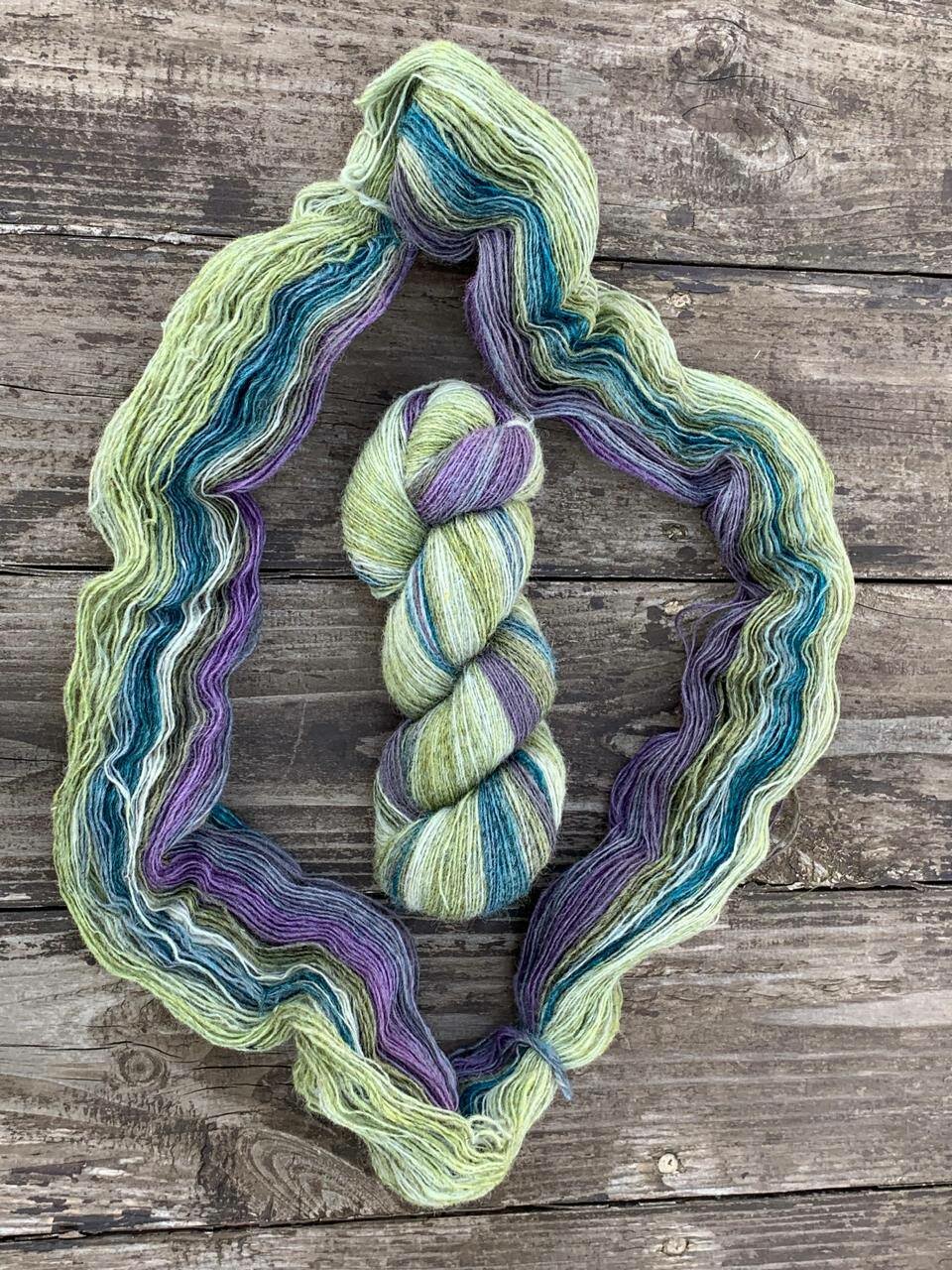 Пряжа Дундага 7/1multicolor MM-52 116грамм (100% меринос)