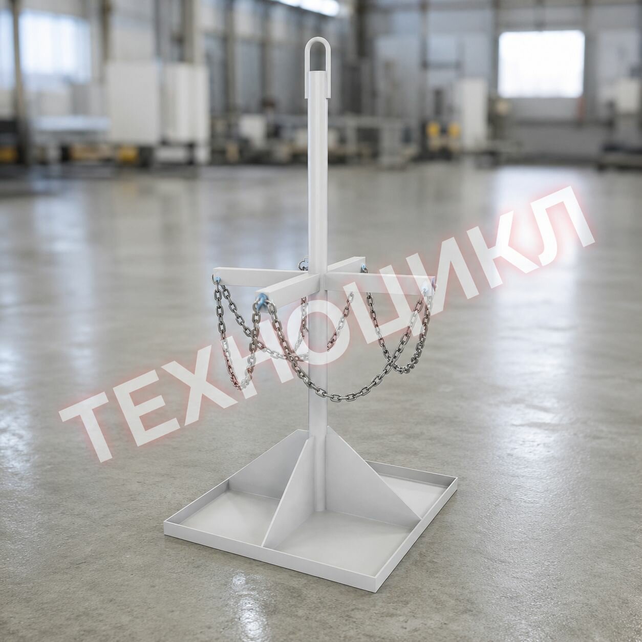 Паллета металлическая для хранения и перемещения газовых баллонов ПБП-07-03 1300х680х1340 мм техноцикл