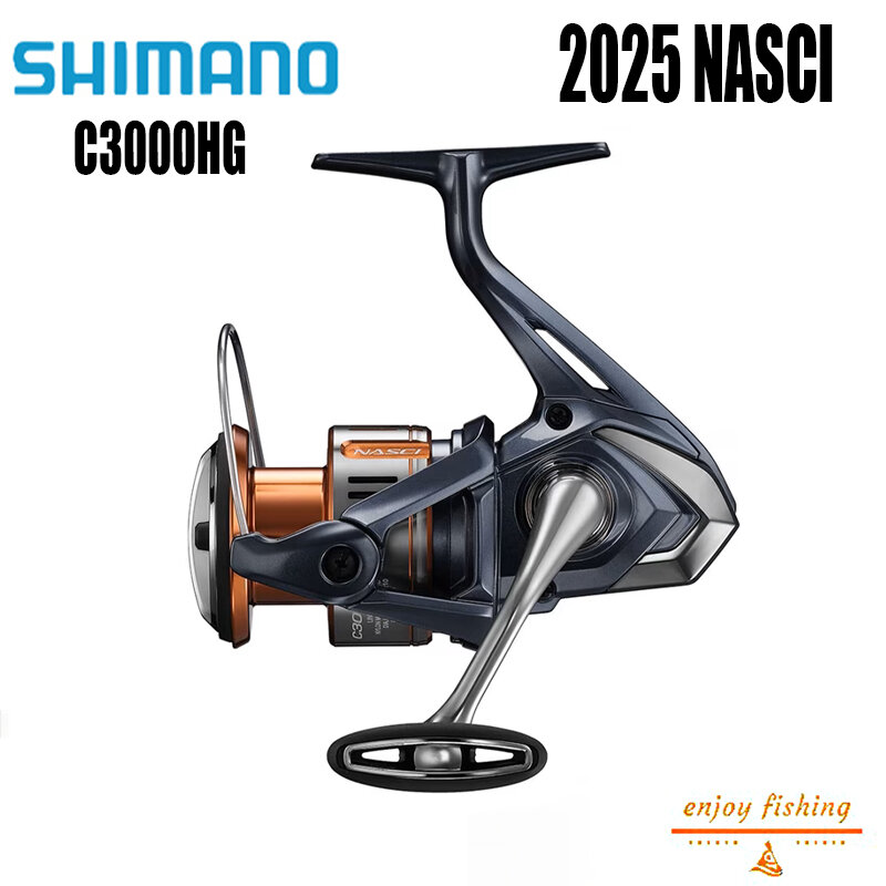 Shimano Катушка для спиннинга Надежная Высокоскоростная 2025 Nasci C3000HG