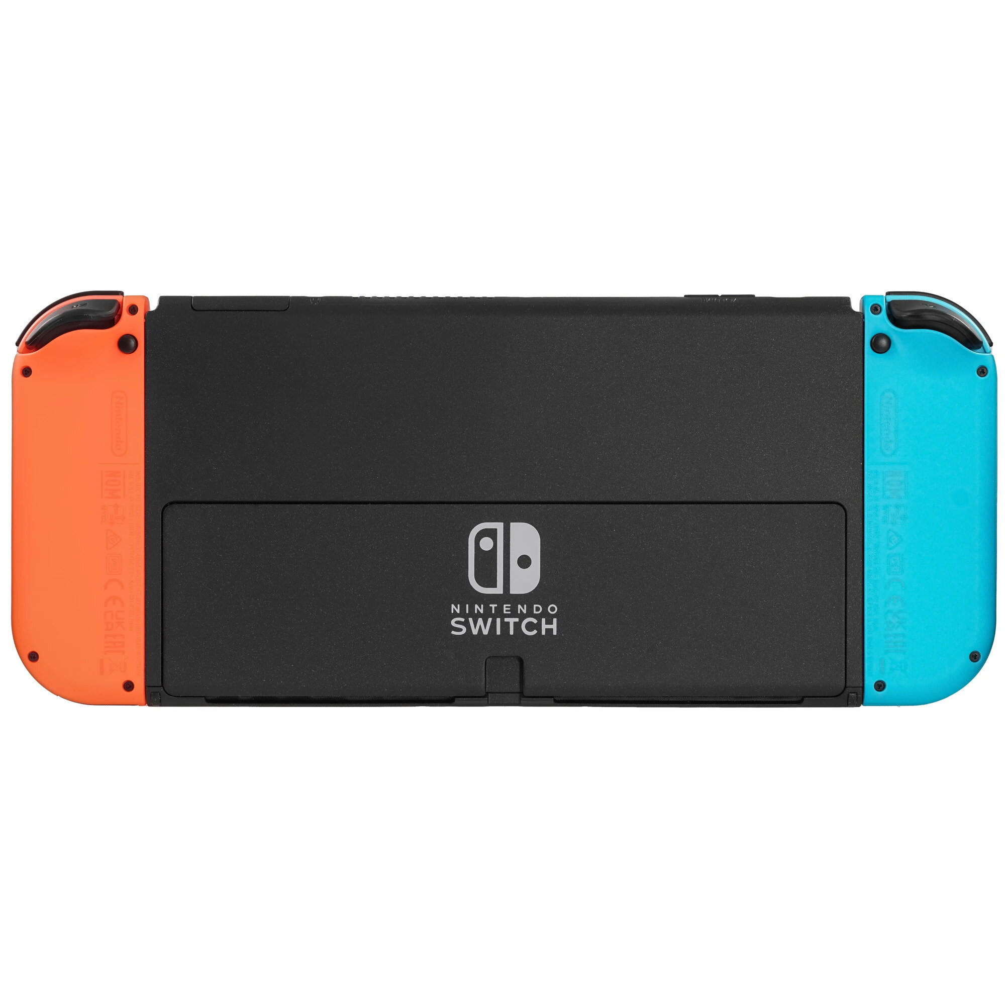 Игровая приставка Nintendo Switch, OLED, 64Gb, SSD, красная, синяя, черная — фото 1