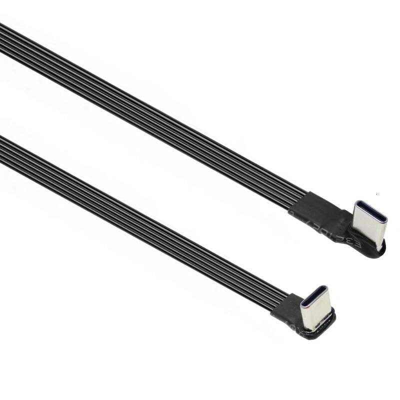 Универсальный кабель Type-C для быстрой зарядки, 50cm - Изгиб от LR до UD